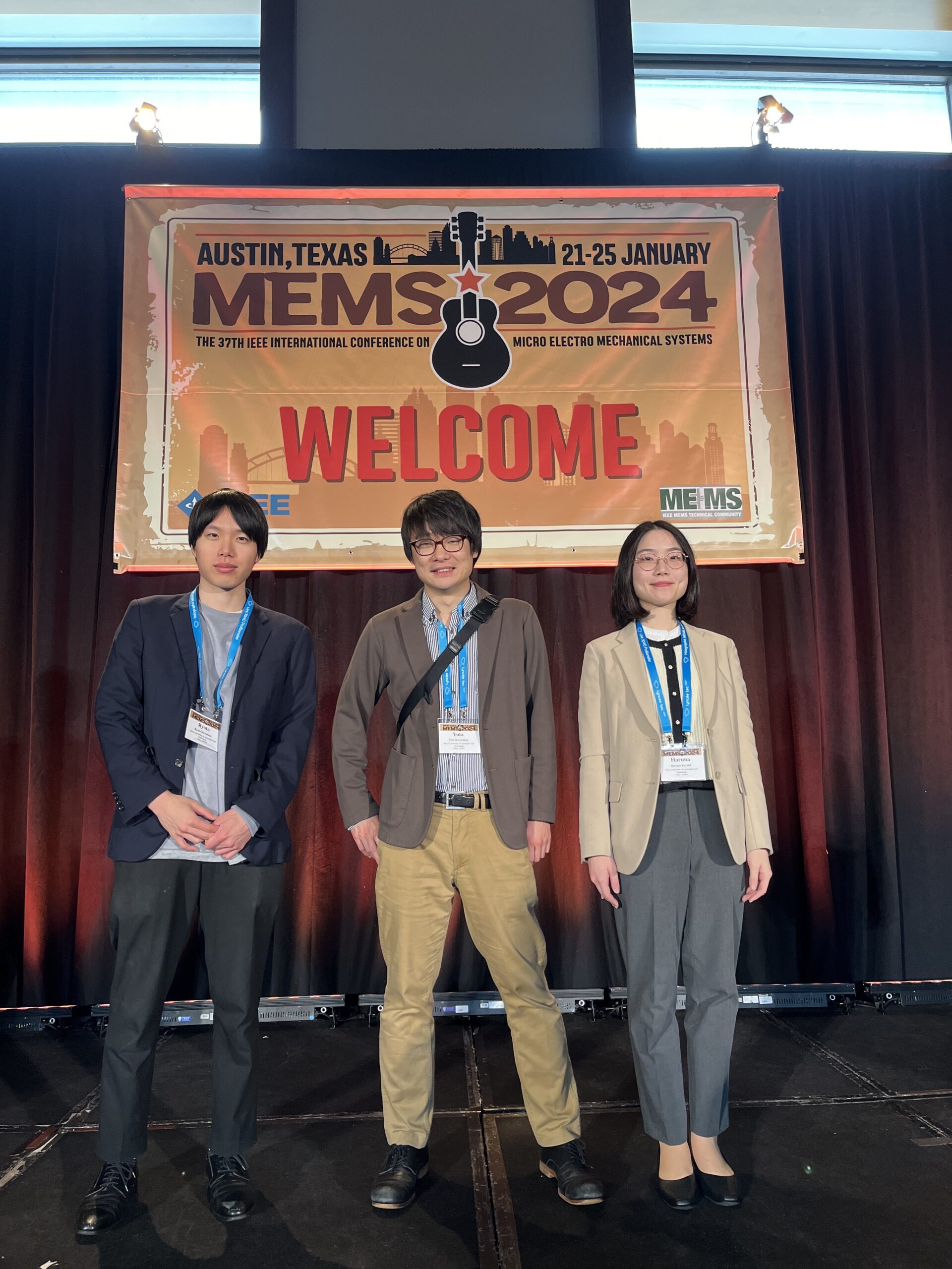 IEEE MEMS 2024での発表 – Kurashina Lab